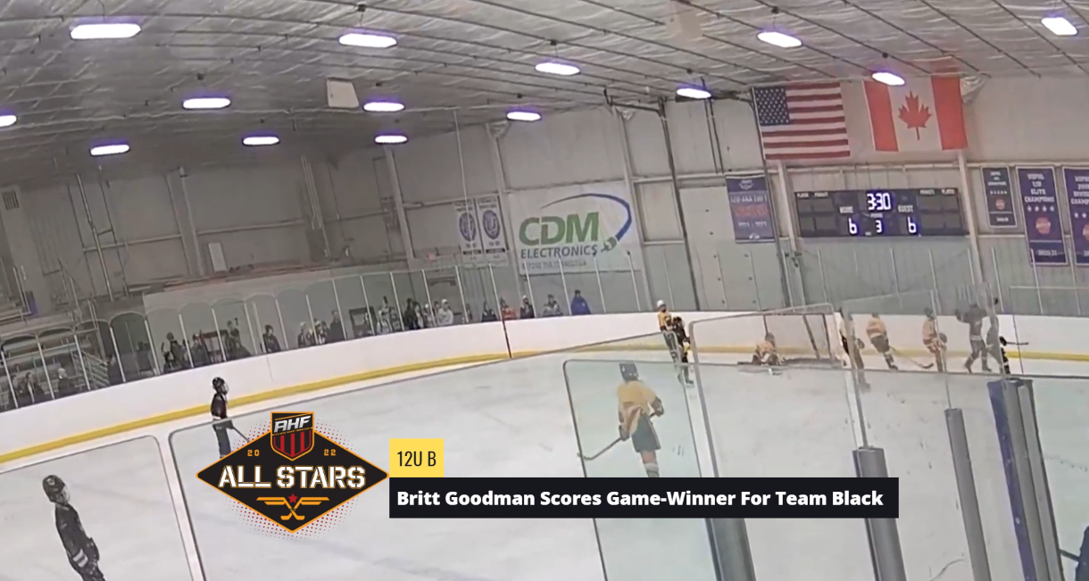 12U B Britt Goodman Scores Game-Winner for Team Black - Atlantic Hockey ...