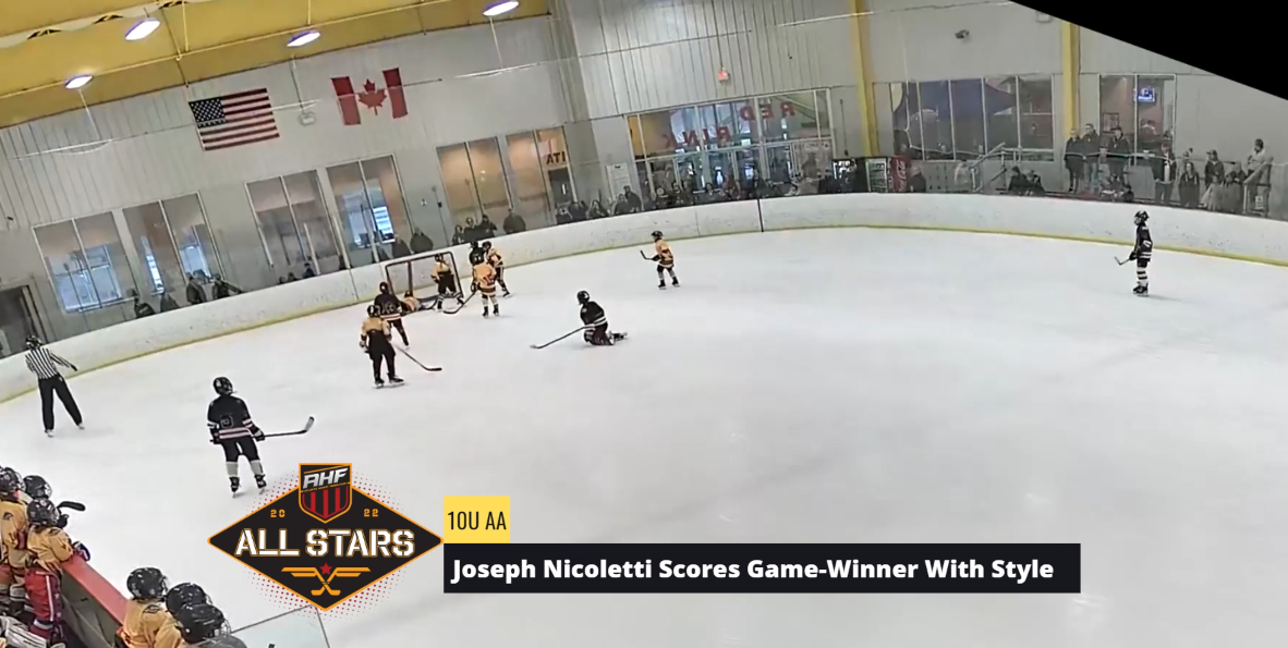 Joseph Nicoletti Scores Game-Winner with Style - Atlantic Hockey Federation